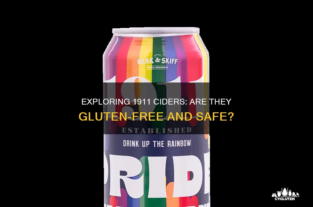 Exploring 1911 Ciders: Are They Gluten-Free And Safe? | CyGluten