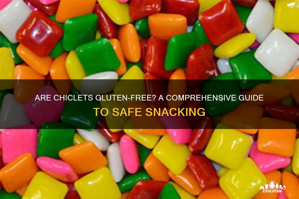 Are Chiclets Gluten-Free? A Comprehensive Guide To Safe Snacking | CyGluten