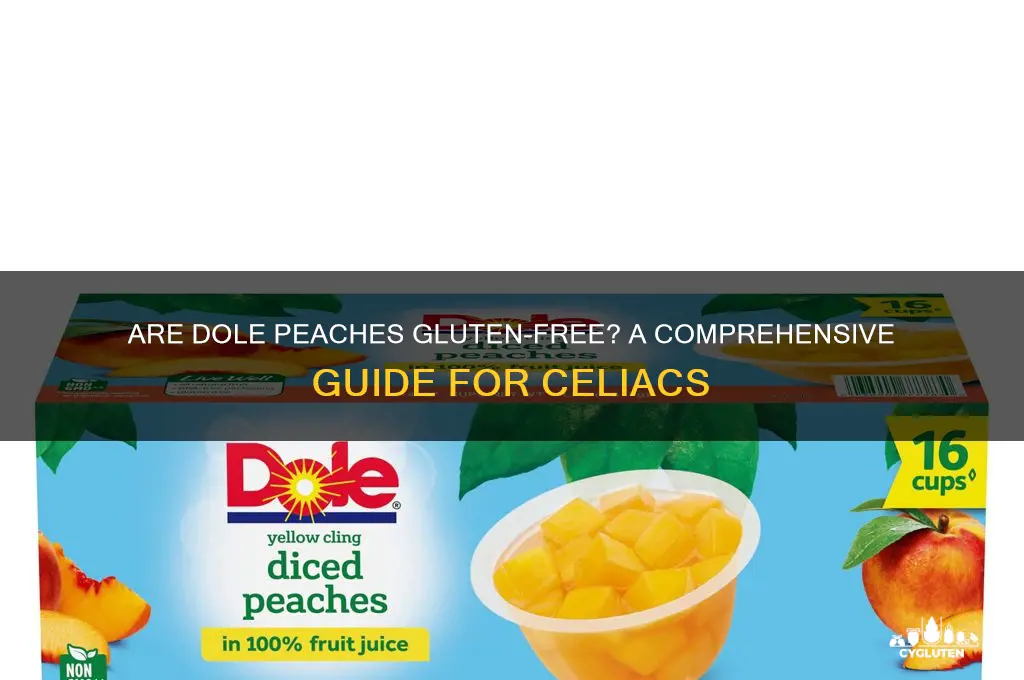 Are Dole Peaches Gluten-Free? A Comprehensive Guide For Celiacs | CyGluten
