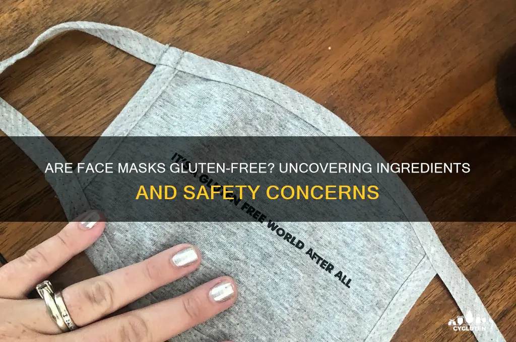 Are Face Masks Gluten-Free? Uncovering Ingredients And Safety Concerns ...