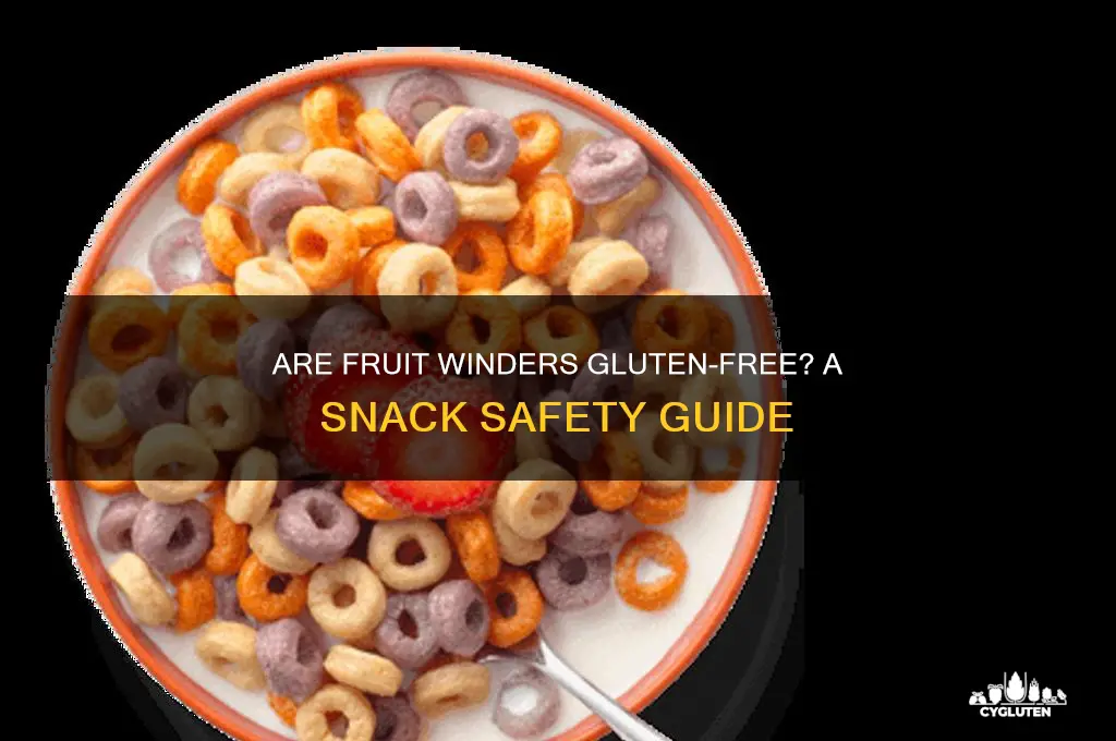 Are Fruit Winders Gluten-Free? A Snack Safety Guide | CyGluten