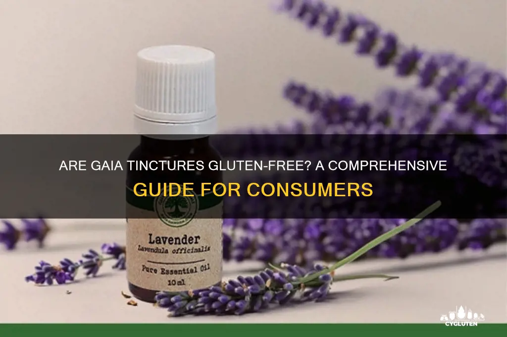 Are Gaia Tinctures Gluten-Free? A Comprehensive Guide For Consumers ...