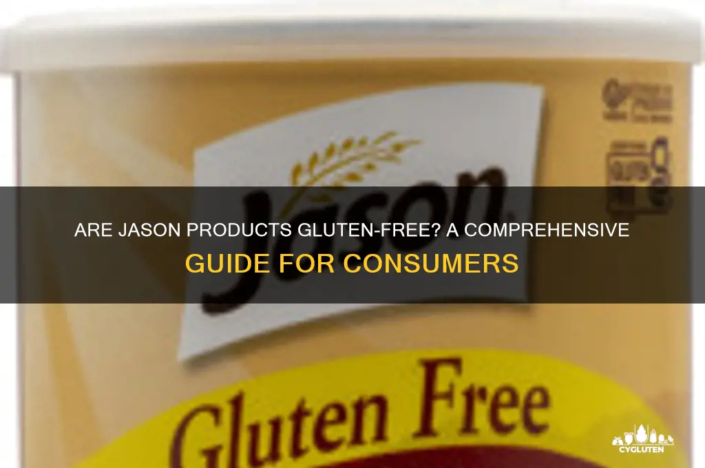 Are Jason Products Gluten-Free? A Comprehensive Guide For Consumers ...