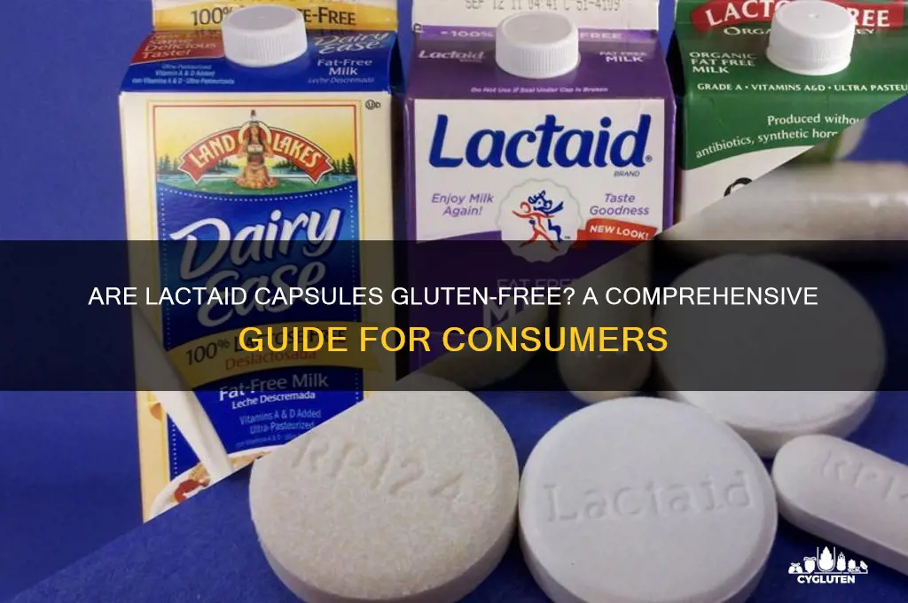Are Lactaid Capsules Gluten-Free? A Comprehensive Guide For Consumers ...
