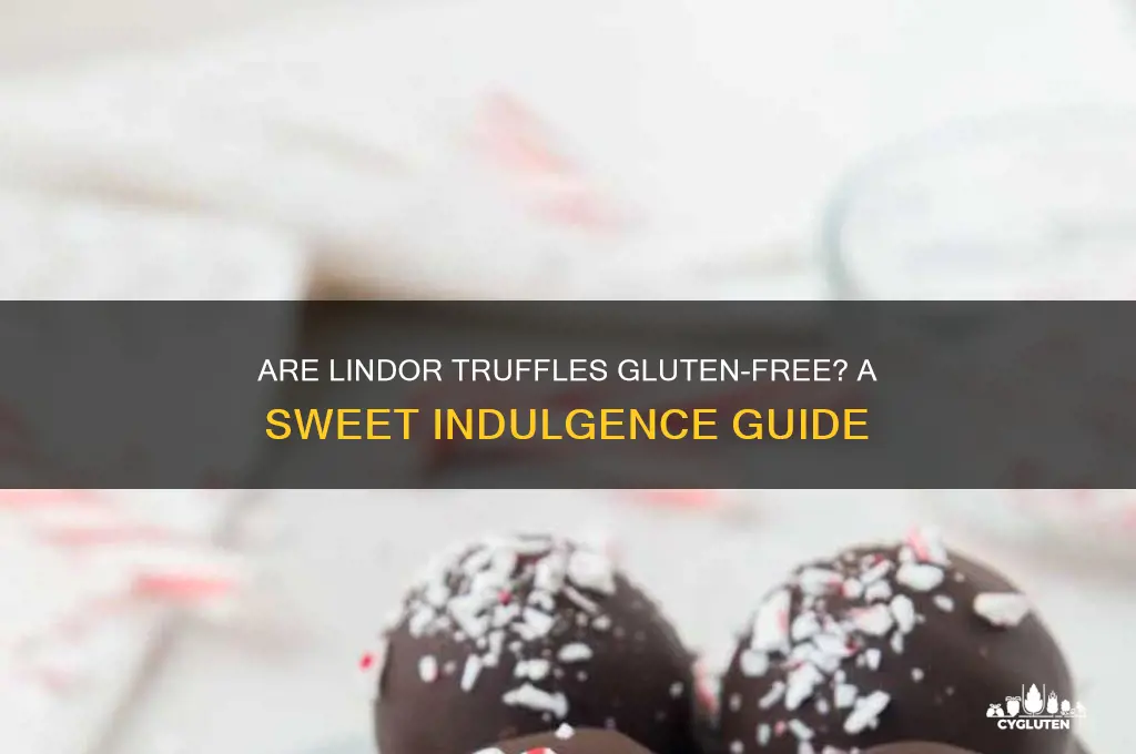 Are Lindor Truffles Gluten-Free? A Sweet Indulgence Guide | CyGluten