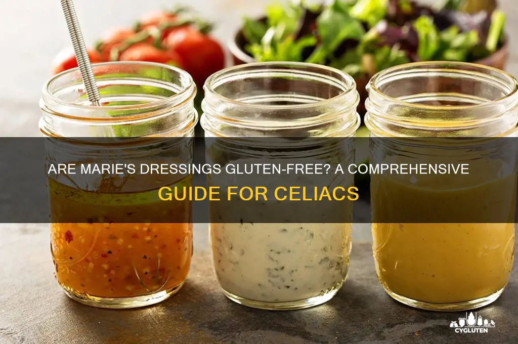 Are Marie's Dressings Gluten-Free? A Comprehensive Guide For Celiacs ...