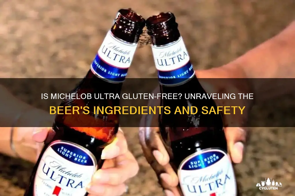 Is Michelob Ultra Gluten-Free? Unraveling The Beer's Ingredients And ...