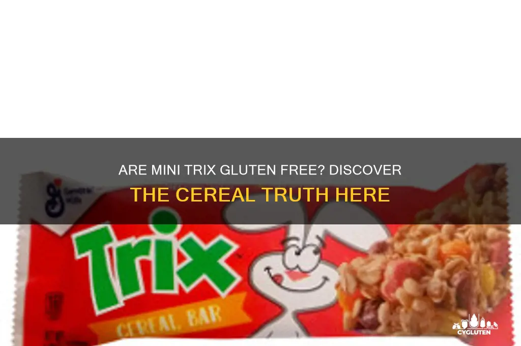 Are Mini Trix Gluten Free? Discover The Cereal Truth Here | CyGluten