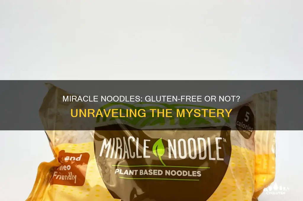 Miracle Noodles: Gluten-Free Or Not? Unraveling The Mystery | CyGluten