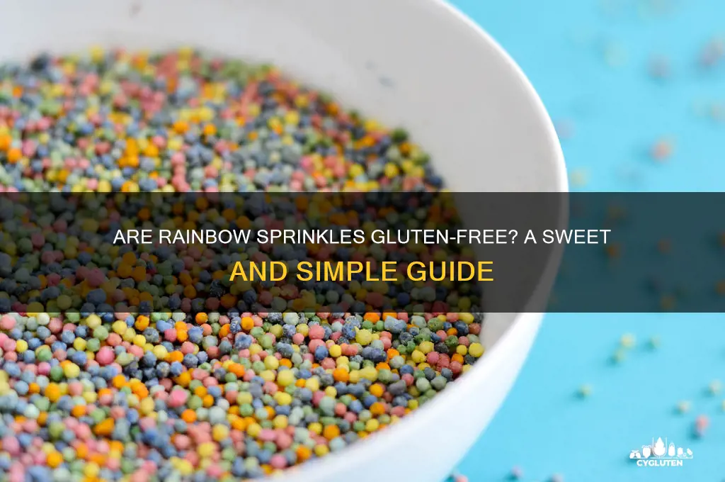 Are Rainbow Sprinkles Gluten-Free? A Sweet And Simple Guide | CyGluten