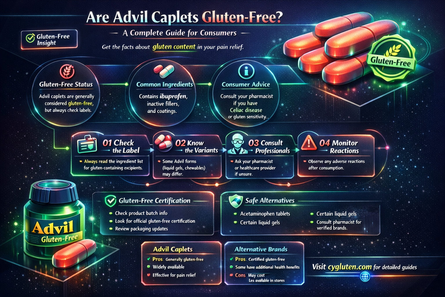 Are Advil Caplets Gluten-Free? A Comprehensive Guide For Consumers ...