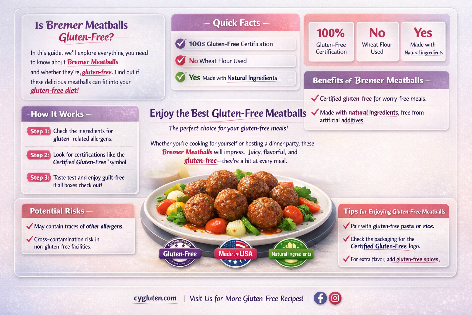 Are Bremer Meatballs Gluten-Free? A Complete Guide For Foodies | CyGluten