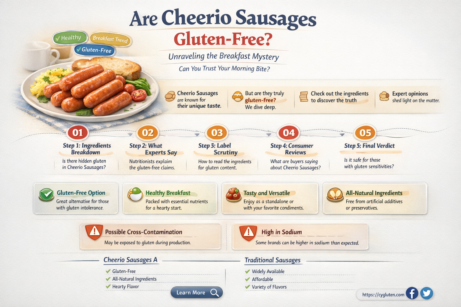 Are Cheerio Sausages Gluten-Free? Unraveling The Breakfast Mystery ...