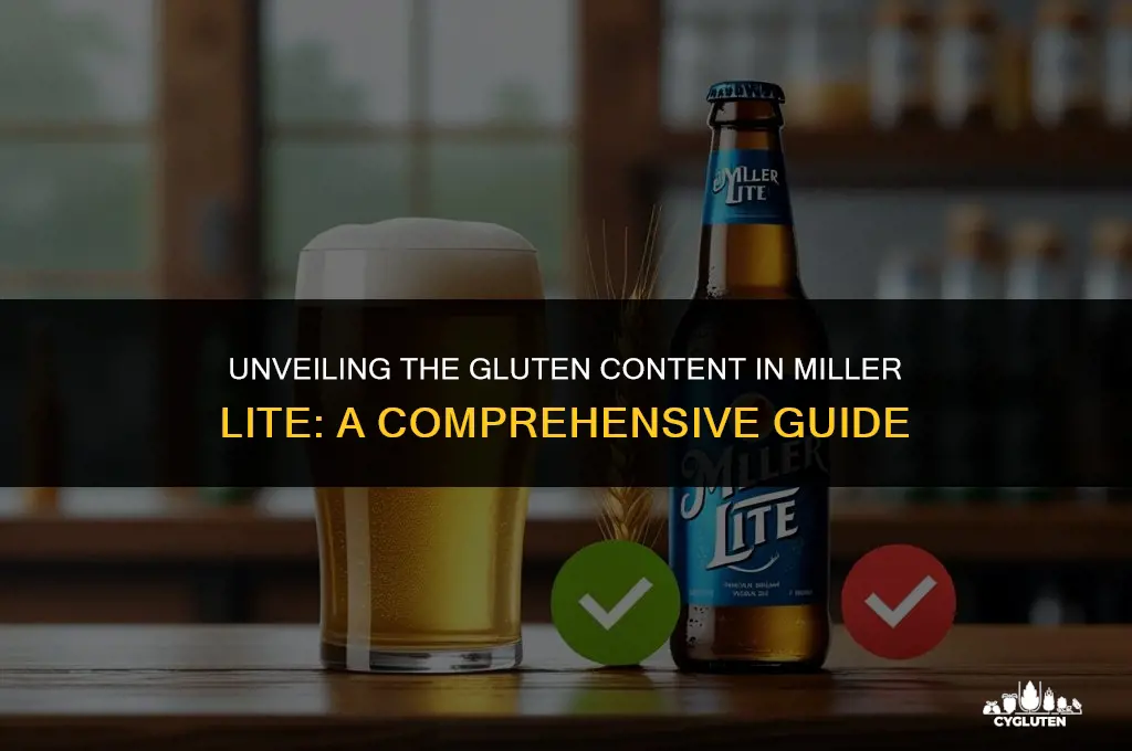 Unveiling The Gluten Content In Miller Lite: A Comprehensive Guide ...