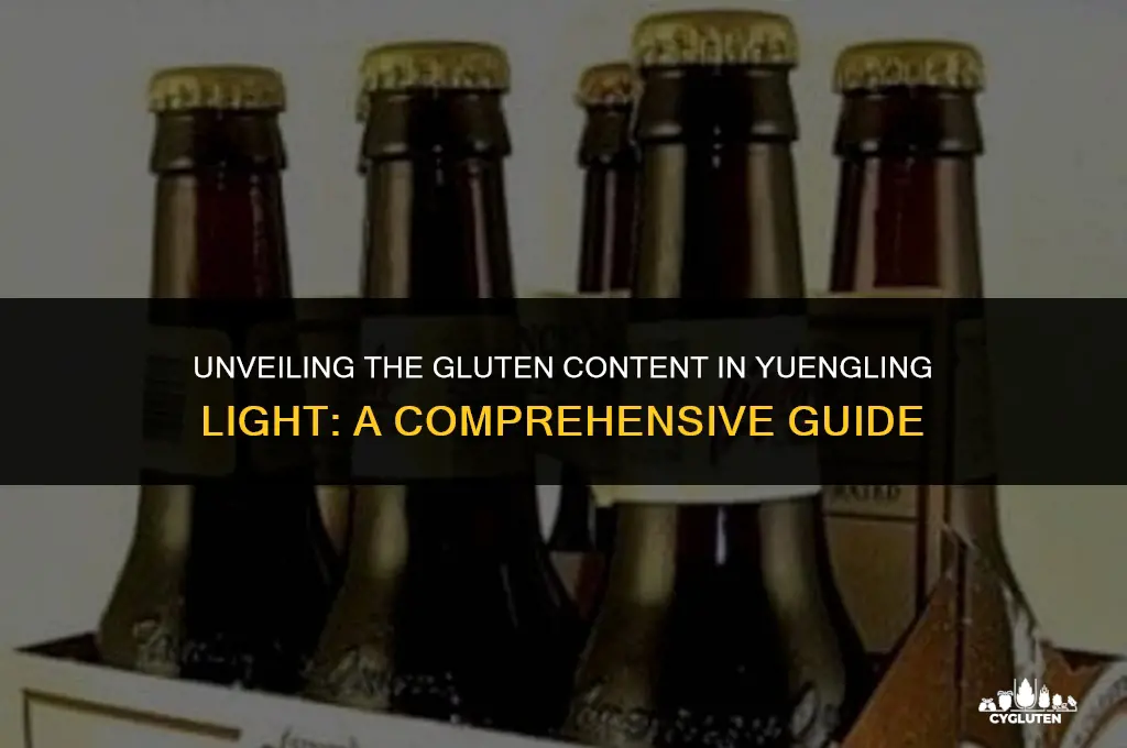 Unveiling The Gluten Content In Yuengling Light: A Comprehensive Guide ...