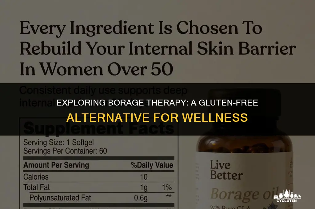 Exploring Borage Therapy: A Gluten-Free Alternative For Wellness | CyGluten