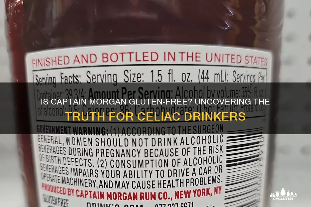 Extraordinary Is Captain Morgan S Gluten Free Gallery