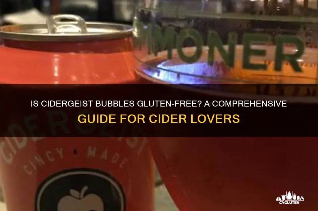 Is Cidergeist Bubbles Gluten-Free? A Comprehensive Guide For Cider ...
