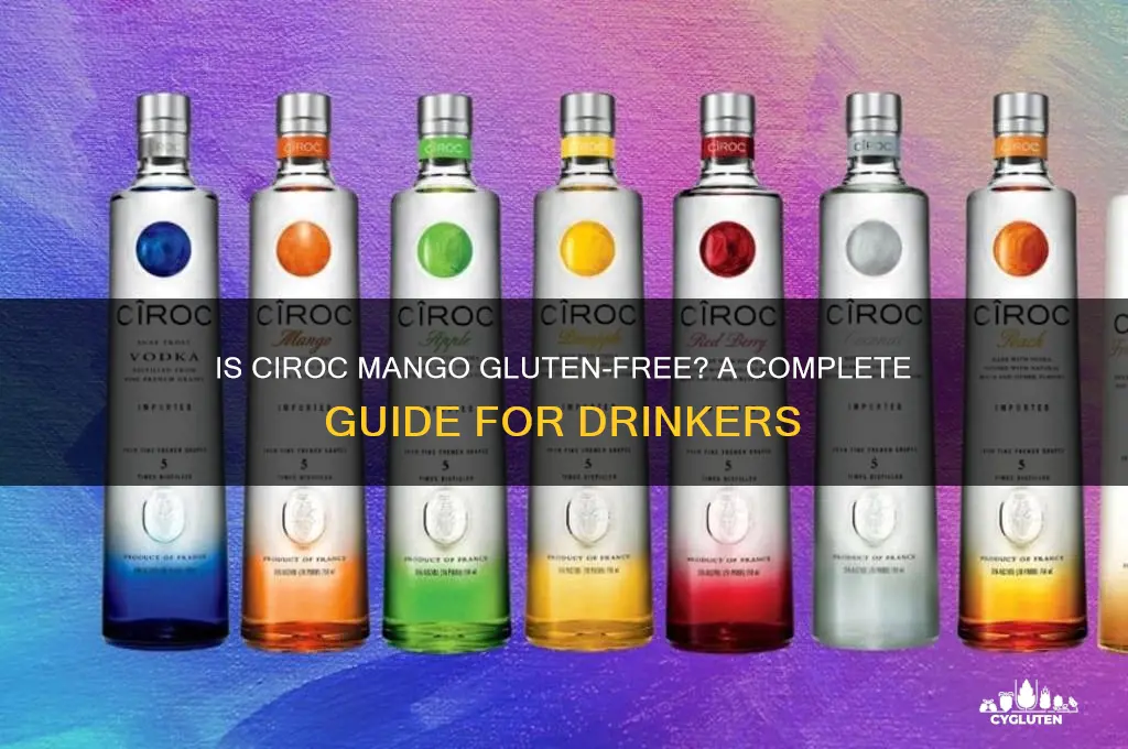 Is Ciroc Mango Gluten-Free? A Complete Guide For Drinkers | CyGluten