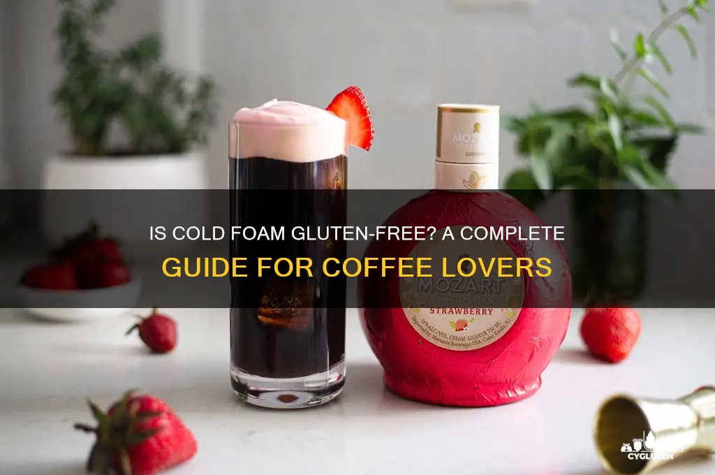 Is Cold Foam Gluten-Free? A Complete Guide For Coffee Lovers | CyGluten