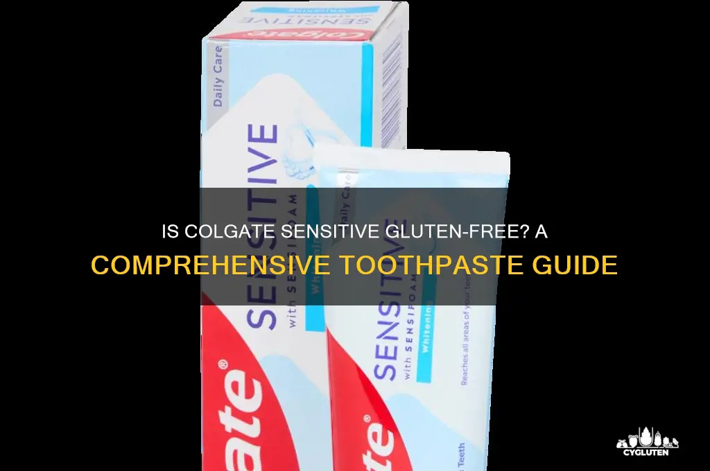 Is Colgate Sensitive Gluten-Free? A Comprehensive Toothpaste Guide ...