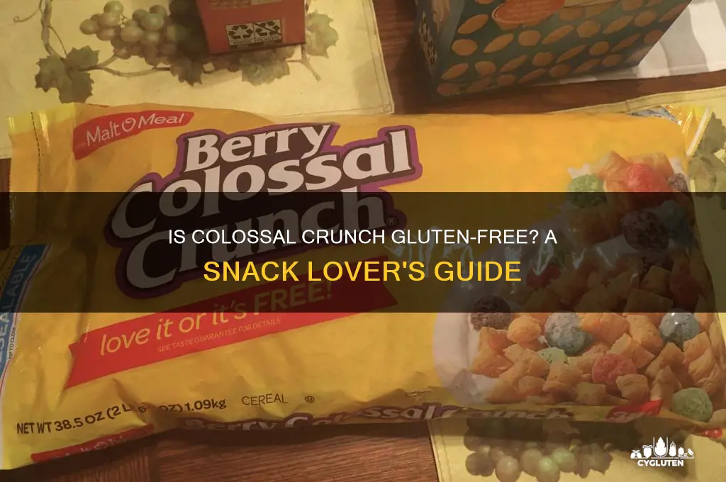 Is Colossal Crunch Gluten-Free? A Snack Lover's Guide | CyGluten