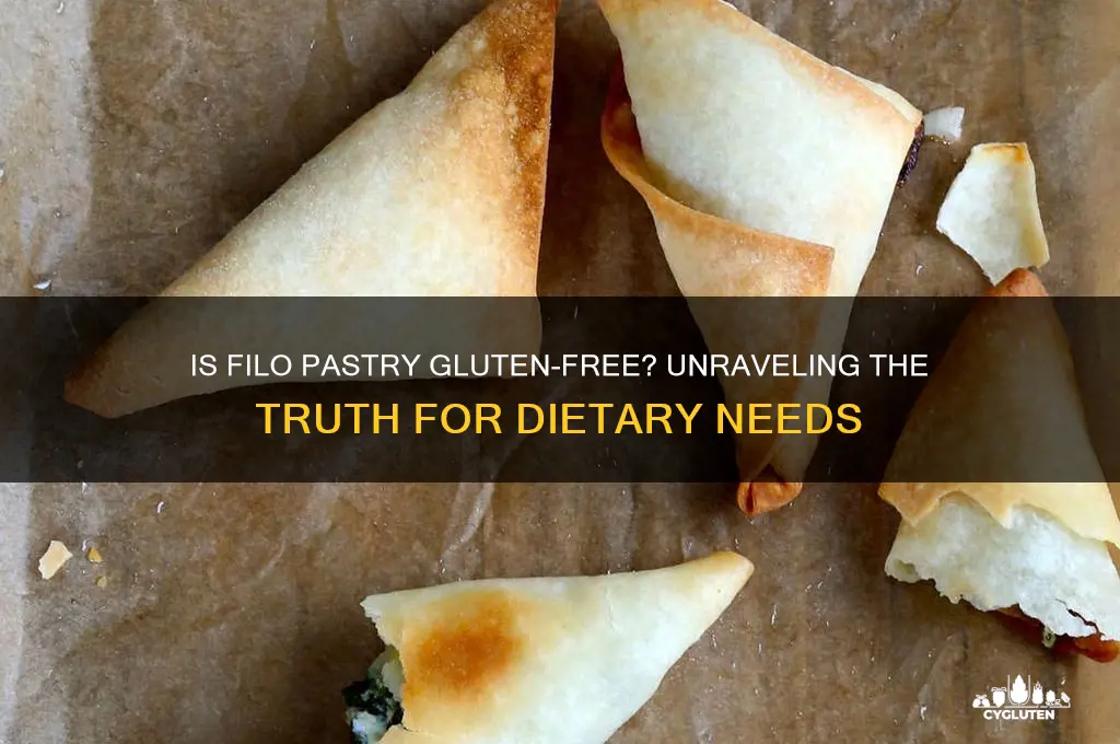 Is Filo Pastry Gluten-Free? Unraveling The Truth For Dietary Needs ...