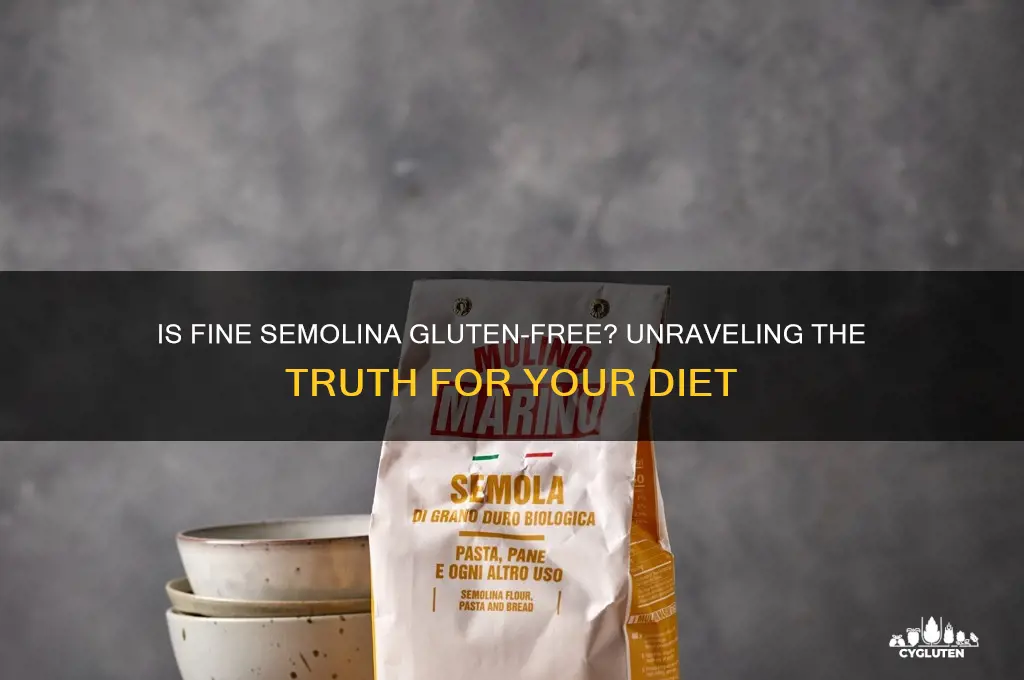 Is Fine Semolina Gluten-Free? Unraveling The Truth For Your Diet | CyGluten