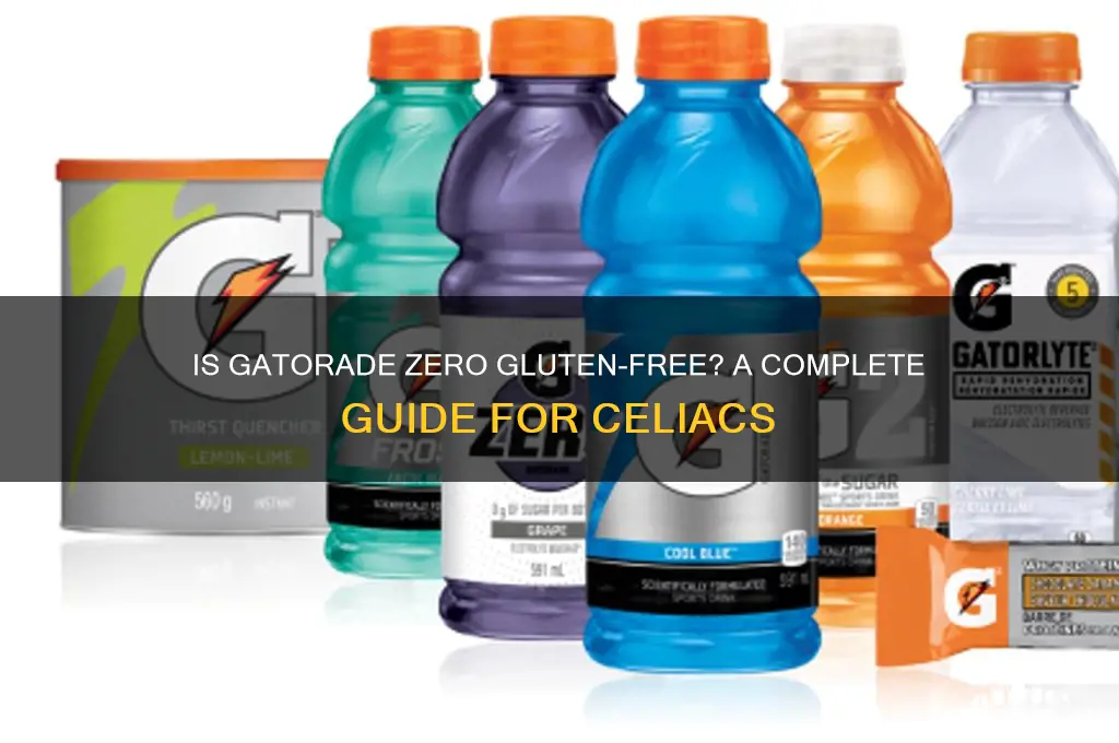Is Gatorade Zero Gluten-Free? A Complete Guide For Celiacs | CyGluten