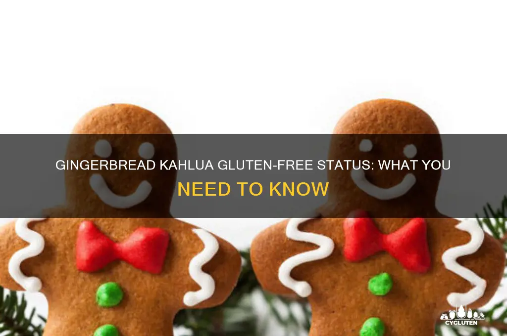 Gingerbread Kahlua Gluten-Free Status: What You Need To Know | CyGluten