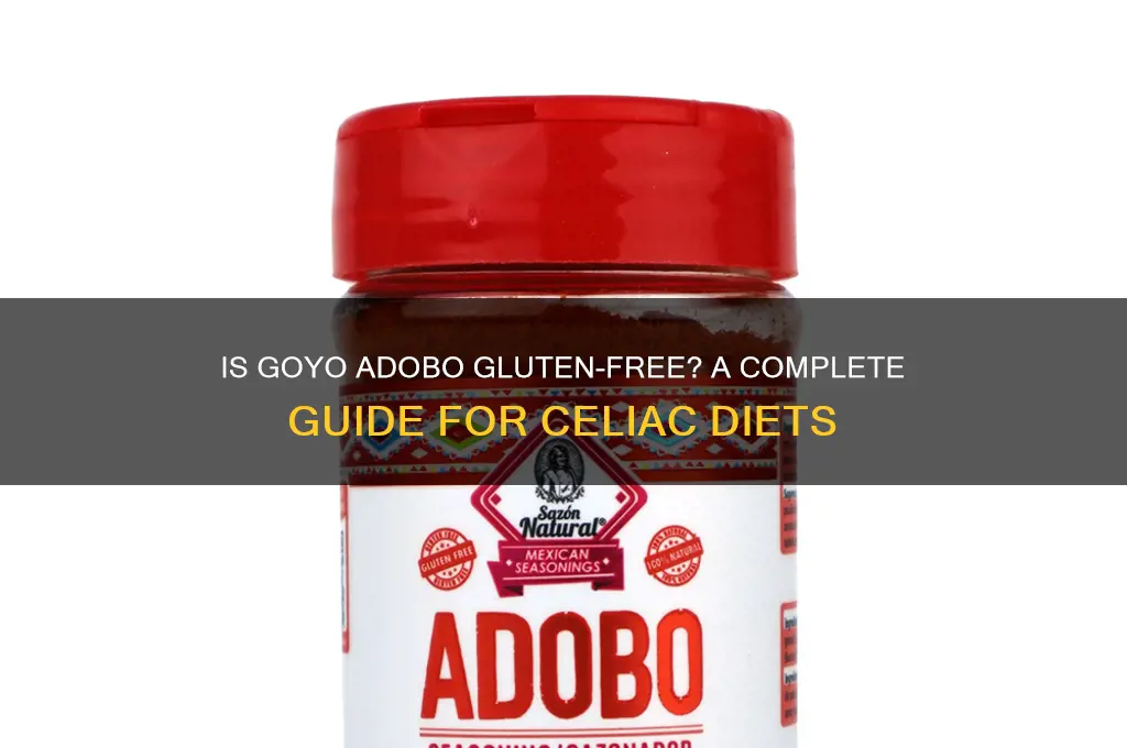Is Goyo Adobo Gluten-Free? A Complete Guide For Celiac Diets | CyGluten