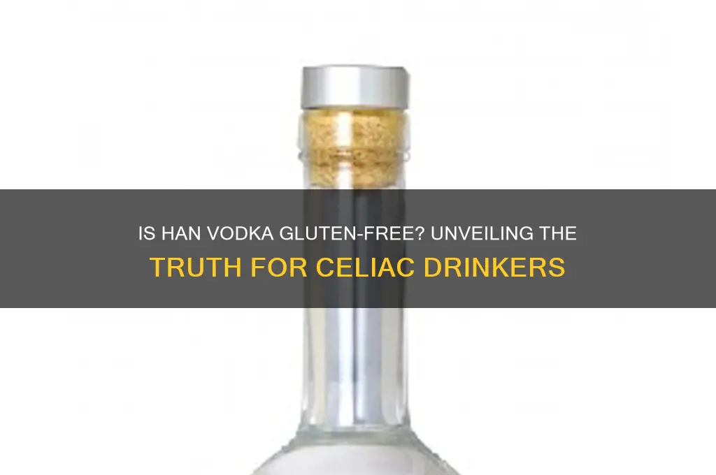 Is Han Vodka Gluten-Free? Unveiling The Truth For Celiac Drinkers ...