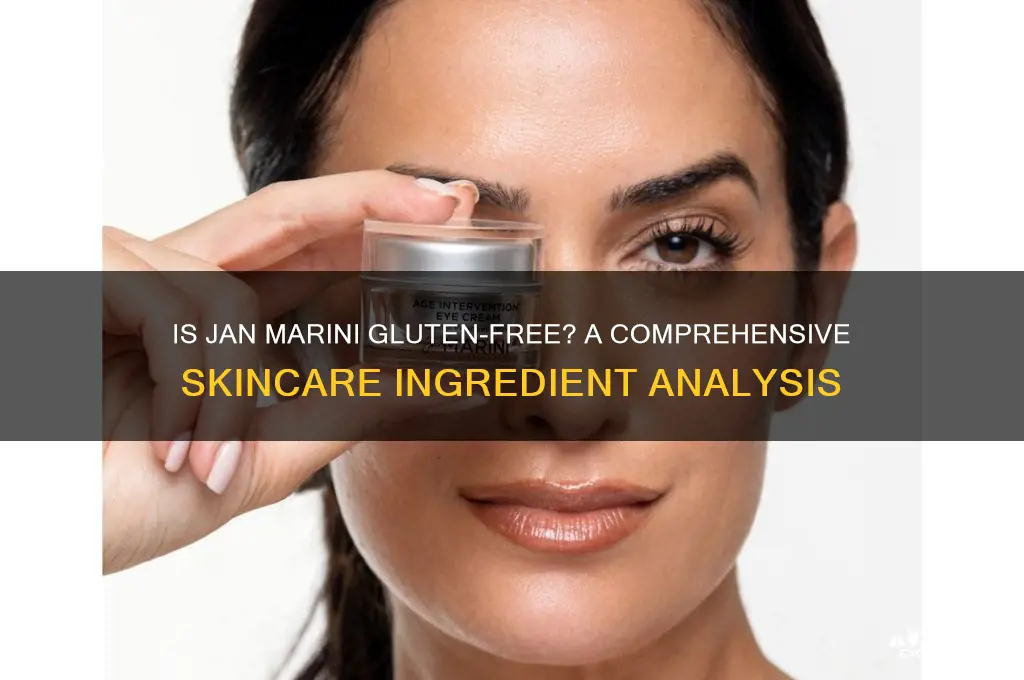 Is Jan Marini Gluten-Free? A Comprehensive Skincare Ingredient Analysis ...