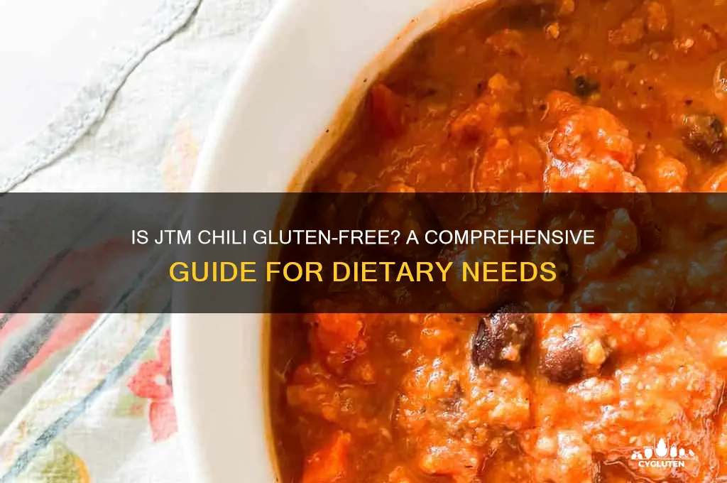 Is Jtm Chili Gluten-Free? A Comprehensive Guide For Dietary Needs ...