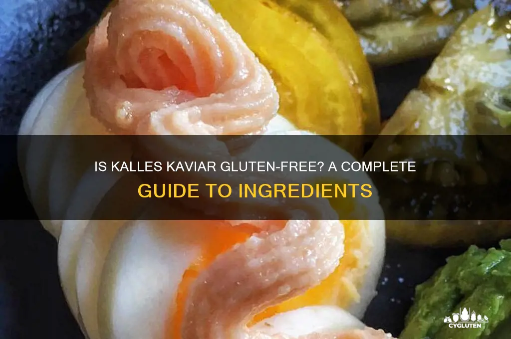 Is Kalles Kaviar Gluten-Free? A Complete Guide To Ingredients | CyGluten