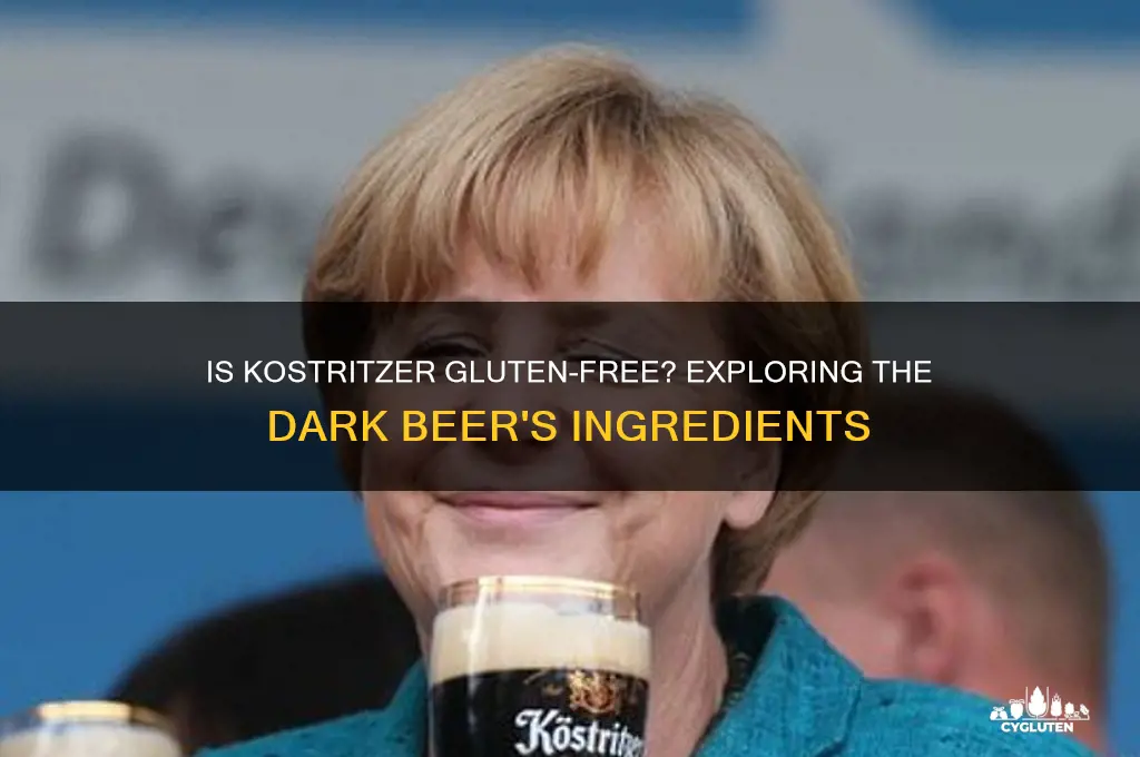 Is Kostritzer Gluten-Free? Exploring The Dark Beer's Ingredients | CyGluten