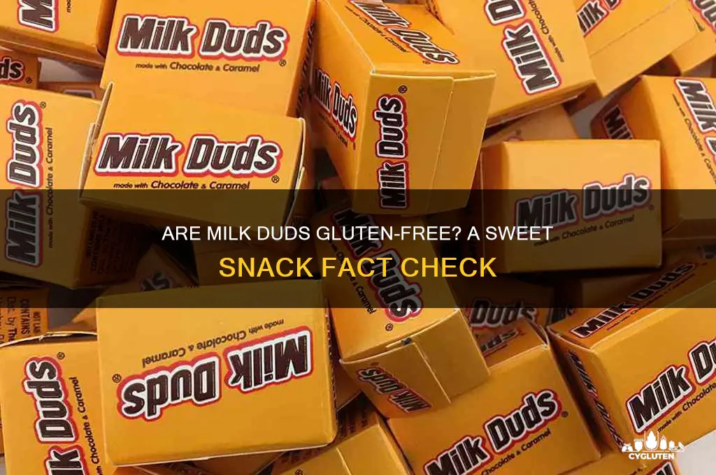 Are Milk Duds Gluten-Free? A Sweet Snack Fact Check | CyGluten