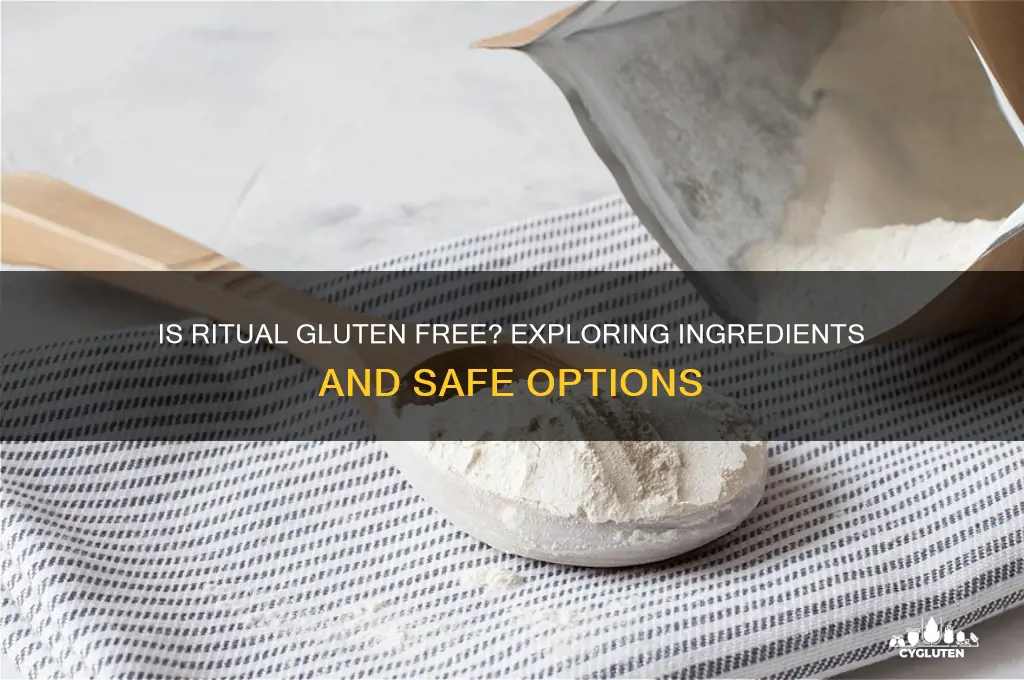 Is Ritual Gluten Free? Exploring Ingredients And Safe Options | CyGluten
