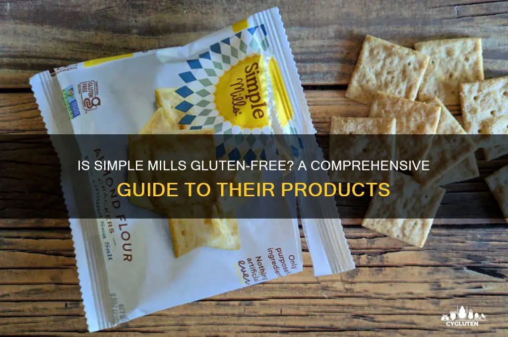 Is Simple Mills Gluten-Free? A Comprehensive Guide To Their Products ...