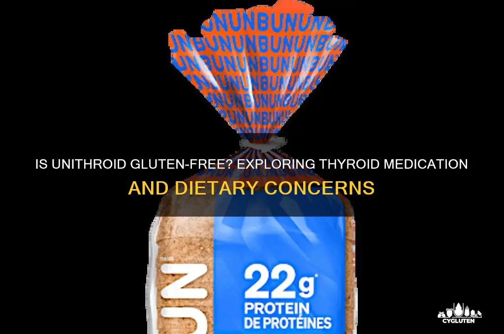 Is Unithroid Gluten-Free? Exploring Thyroid Medication And Dietary ...