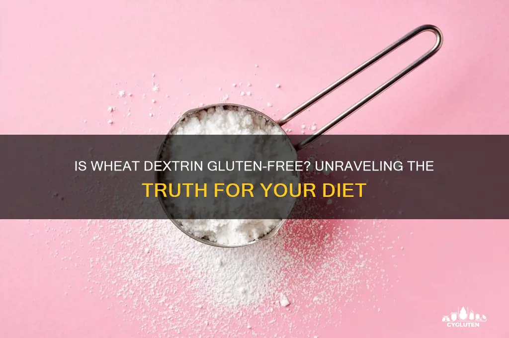 Is Wheat Dextrin Gluten-Free? Unraveling The Truth For Your Diet | CyGluten