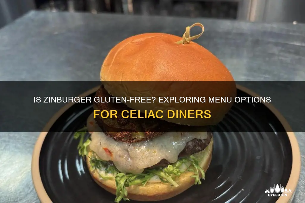 Is Zinburger Gluten-Free? Exploring Menu Options For Celiac Diners ...