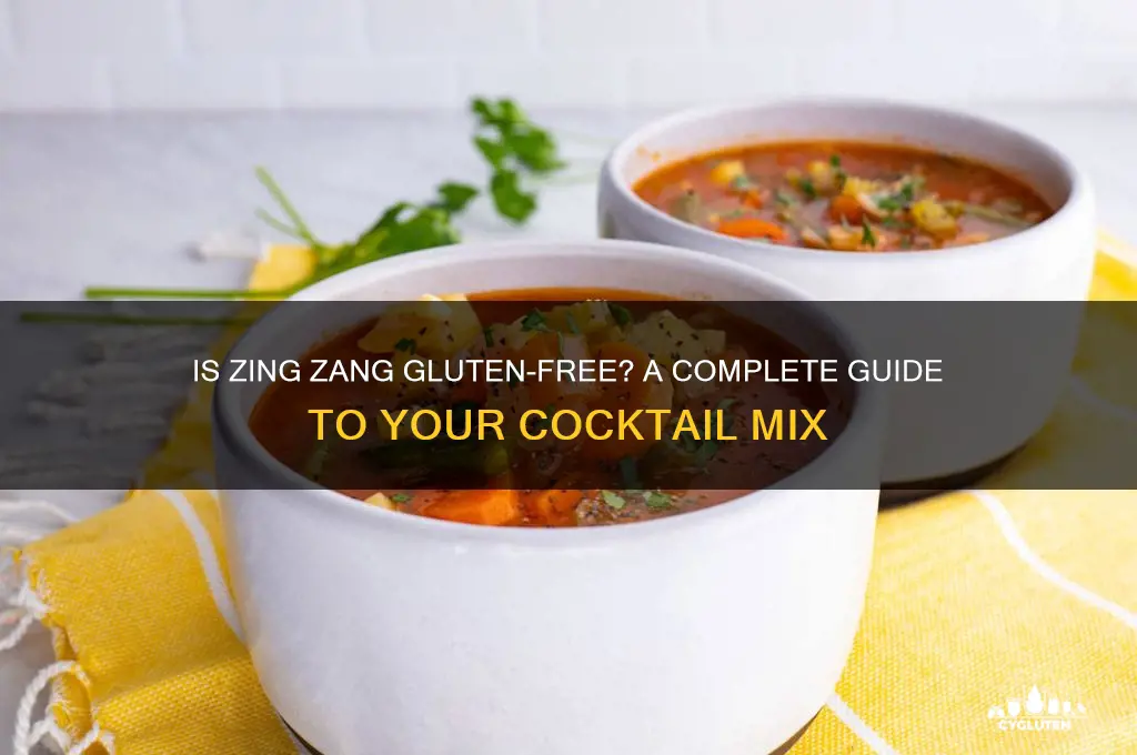 Is Zing Zang Gluten-Free? A Complete Guide To Your Cocktail Mix | CyGluten